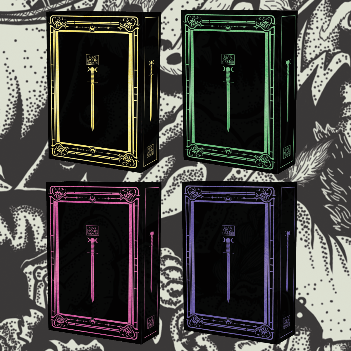 zine storage boxes | Max Moon Games